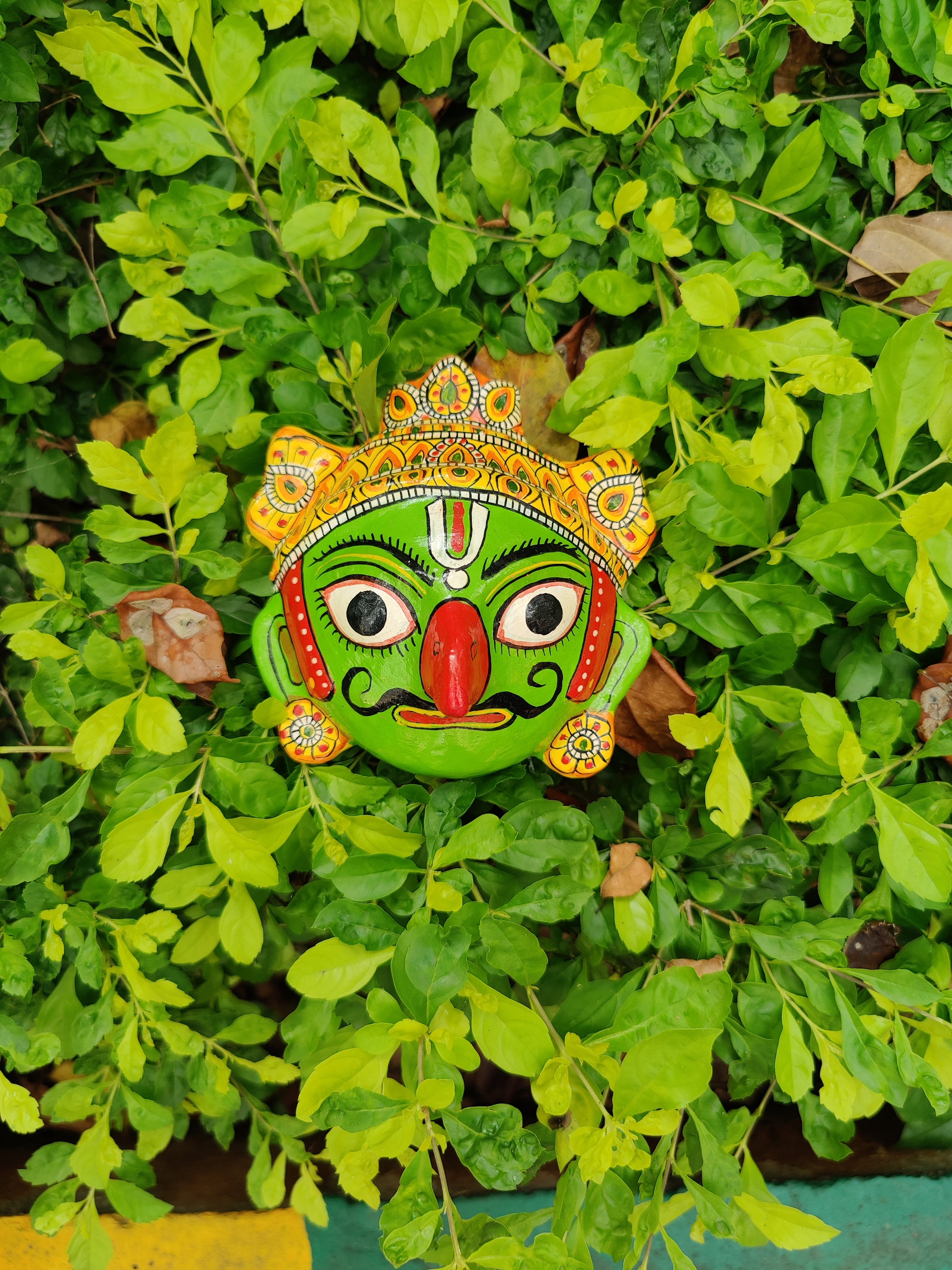 GARUDA Cherial mask - 5 " – IndicFinch